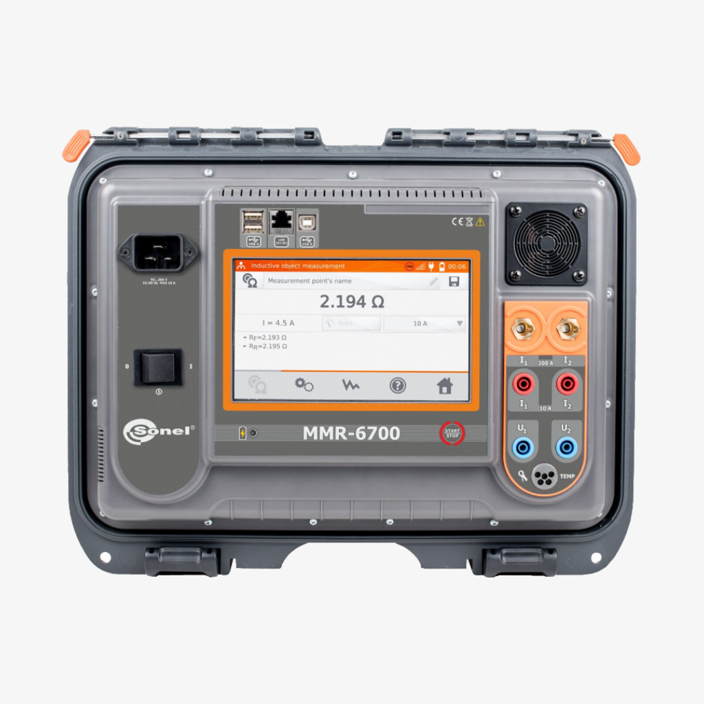 Medidor de bajas resistencias (Micróhmetro) Sonel MMR-6700 - Espa Elec