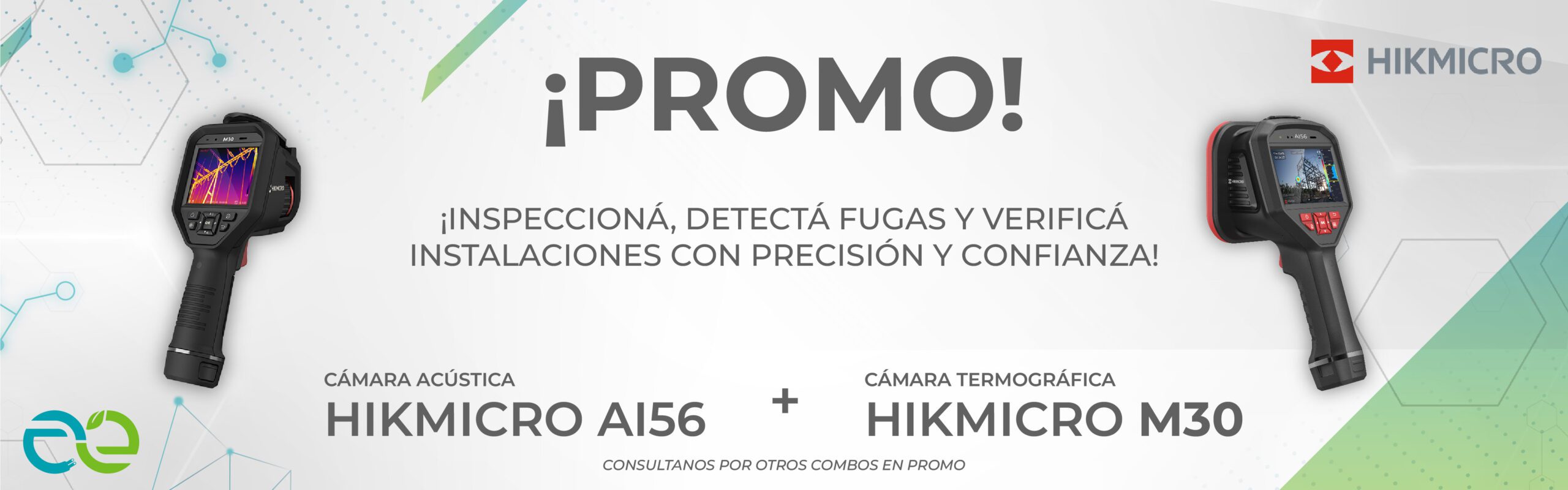 PROMO: Cámara Acústica Hikmicro AI56 y Cámara termográfica Hikmicro M30 - Espa Elec